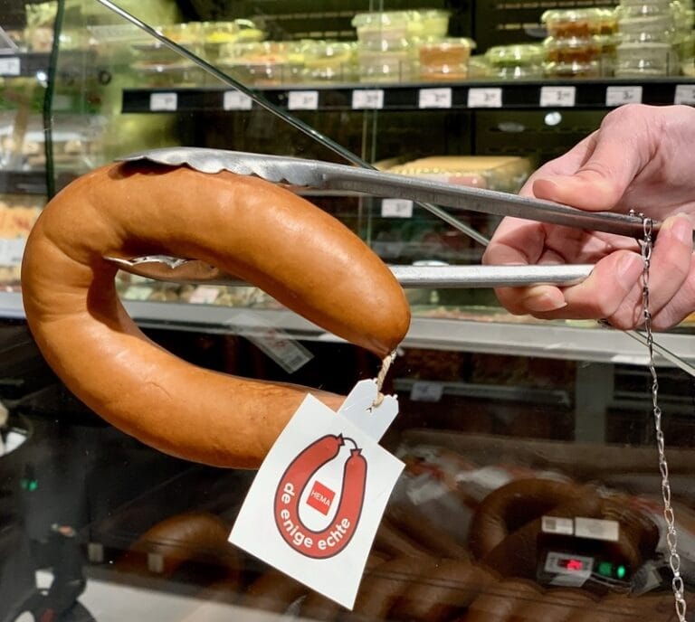 Niederländische Spezialitäten: rookworst - buurtaal